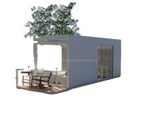 China Steel Frame Galvanized Steel Bending 180g Modern 20FT 40FT Prefabricated House for Shipping Container Garden Home Hotel for sale