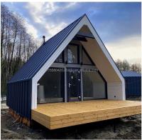 China Sandwich Panel Portable Outdoor Modular Triangle Prefabricated Folding Container for Farm Cargo Warehouse Home Shed Storage for sale