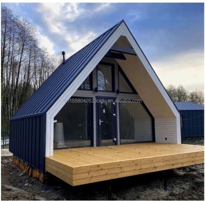 China Sandwich Panel Portable Outdoor Modular Triangle Prefabricated Folding Container for Farm Cargo Warehouse Home Shed Storage for sale