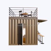 China Modern Design Supermarket Mobile Container Coffee Bar Houses 10ft Mini Popup Shop for sale