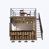 China Modern Design Supermarket Mobile Container Coffee Bar Houses 10ft Mini Popup Shop for sale