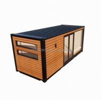 China Customized Color 40ft Prefabricated Container Wooden House 3 Bedroom and Living Room Expandable Steel Design for Outdoor for sale