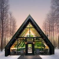 China Fast-Install Steel Structure Container Houses Modern Two-Storey Luxury Villa with A-Frame and Sandwich Panel Design for sale