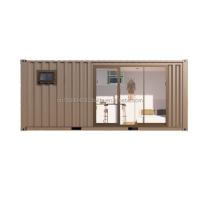 China Outdoor 40ft Modern Expandable Container Prefabricated House with 3 Bedrooms and Living Room Steel Construction for sale