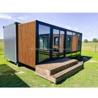 China Customizable Luxury Wooden Container House Modern Design Steel Prefabricated Outdoor 20ft 40ft Expandable Container for sale
