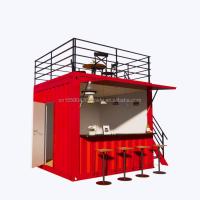 China Shop Professional Customized Container Coffee Shop Bar Fast-food Restaurant Convenience Store Kiosk Booth with Aluminum Alloy Windows for sale