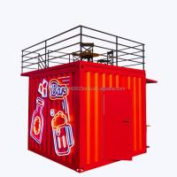 China Shop Professional Customized Container Coffee Shop Bar Fast-food Restaurant Convenience Store Kiosk Booth with Aluminum Alloy Windows for sale