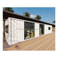 China Modern Design Style 40ft Two Bedroom Foldable Container Customized Color and Glass Door for Outdoor Living for sale