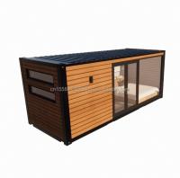 China Outdoor Modern Design Expandable Container Home Prefabricated Wooden Structure Large Glass Sunroom for Family Couple Hotel for sale