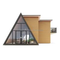 China Detachable Container and Aluminum Alloy Windows CE EU Certified Modern Luxury Prefab Triangle House for Office or Warehouse for sale