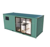 China 1 Modern Design Prefabricated Container House for Family Couple or Hotel Wall 50/75/100mm Wave Sandwich Panel for sale
