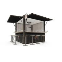 China Galvanized Steel Bending 180g 10FT Mini Pop-up Shop Container Coffee Shop/Bar/Fast-food Restaurant/Convenience Store/Kiosk/Booth for sale