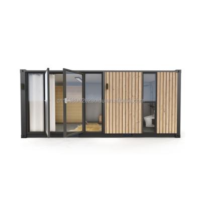 China Customizable Modern Design Expandable Container House with Steel Sandwich Panel Material and Aluminum Alloy Windows for sale