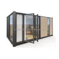 China Customizable Modern Design Expandable Container House with Steel Sandwich Panel Material and Aluminum Alloy Windows for sale