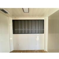 China 10ft Mini Pop Up Shop Container House Restaurant Shop Street Food Kiosk Container with Galvanized Steel Square Tubes for sale