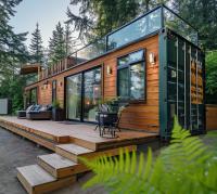China Expandable Container Garden House with Bedroom Outdoor Application Steel Sandwich Panel Material and Customized Color for sale