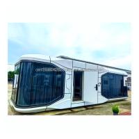 China Steel frame Galvanized Steel Bending 180g Outdoor Vacation or Hotel Modern Design Prefabricated Capsule Room 20 FT 40 FT for sale