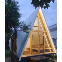 China 2024 Prefabricated Triangle Houses with Bedrooms Bathrooms and Aluminum Alloy Windows in Customized Colors for sale