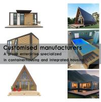 China Triangle House Prefabricated Modular Office Garden Home Galvanized Steel Square Tubes Container House B2B For Hotel for sale
