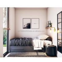 China Newly Popular 40ft Modified Shipping Container with 2 Bedrooms and Aluminum Alloy Windows for sale