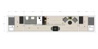 China Newly Popular 40ft Modified Shipping Container with 2 Bedrooms and Aluminum Alloy Windows for sale