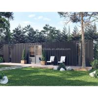 China Newly Popular 40ft Modified Shipping Container with 2 Bedrooms and Aluminum Alloy Windows for sale