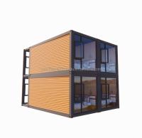 China Galvanized Steel Square Tubes 20ft Detachable Flat Pack Shipping Container for Modern Home Villa Mall School for sale