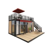 China Aluminum Alloy Window 20ft/40ft One-Storey Tiny Wooden Container Buildings for Hotel Apartment Villa or Cabins for sale