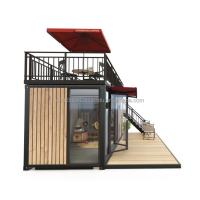 China Aluminum Alloy Window 20ft/40ft One-Storey Tiny Wooden Container Buildings for Hotel Apartment Villa or Cabins for sale