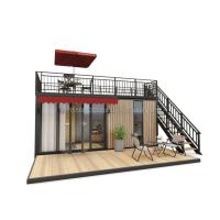 China Aluminum Alloy Window 20ft/40ft One-Storey Tiny Wooden Container Buildings for Hotel Apartment Villa or Cabins for sale