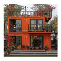 China 20ft Modern Luxury Prefab House Steel Sandwich Panel Modified Shipping Container for Outdoor Garden Living Alternative for sale