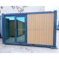 China EU 20ft Modern Luxury Prefab House Outdoor Garden Wooden Houses with Steel Structure Sandwich Panel Material for sale