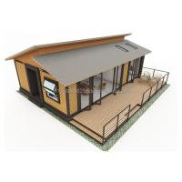China EU Modern 3 Bedroom Flat Pack Container Houses Wooden External Wall and Galvanized Steel Bending 180g for Residential for sale