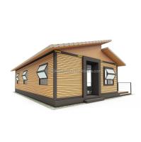 China EU Modern 3 Bedroom Flat Pack Container Houses Wooden External Wall and Galvanized Steel Bending 180g for Residential for sale
