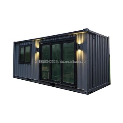 China Modern Design 20ft/40ft Luxury Fabricated House Prefab Shipping Container Home Houses EU Portable 20ft Expandable House for sale