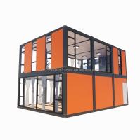 China Hotel Flat Pack Steel Product Modern Design Fabricated Apartment by Cbox Luxury Two-Layer Portable Container House for sale