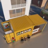 China Log Wall 10ft Expandable Steel Container Prefab Container Bar for Outdoor Fast Food Modified Shipping Container Houses for sale