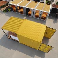 China Log Wall 10ft Expandable Steel Container Prefab Container Bar for Outdoor Fast Food Modified Shipping Container Houses for sale