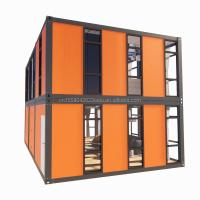 China Hotel Flat Pack Steel Product Modern Design Fabricated Apartment by Cbox Luxury Two-Layer Portable Container House for sale