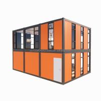 China Hotel Flat Pack Steel Product Modern Design Fabricated Apartment by Cbox Luxury Two-Layer Portable Container House for sale