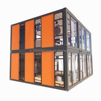 China Hotel Flat Pack Steel Product Modern Design Fabricated Apartment by Cbox Luxury Two-Layer Portable Container House for sale