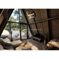 China Aluminum Window Modern Portable Steel Triangular Prefabricated Wooden House Detachable Container for Home or Hotel 1- for sale