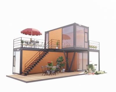 China 50/75/100mm Wave Sandwich Panel Wall 20 Feet Portable Shipping Container Clothing Store Prefab Mobile Shop Pop-up Retail Store for sale