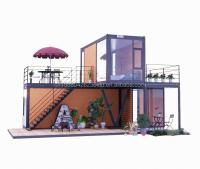 China 50/75/100mm Wave Sandwich Panel Wall 20 Feet Portable Shipping Container Clothing Store Prefab Mobile Shop Pop-up Retail Store for sale
