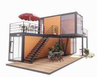 China 50/75/100mm Wave Sandwich Panel Wall 20 Feet Portable Shipping Container Clothing Store Prefab Mobile Shop Pop-up Retail Store for sale