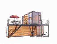 China 50/75/100mm Wave Sandwich Panel Wall 20 Feet Portable Shipping Container Clothing Store Prefab Mobile Shop Pop-up Retail Store for sale
