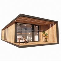 China Galvanized Steel Bending Portable Modular 2-3 Bedroom Prefab Flat Pack Mobile Garden Cabin Hotels Villas Ready-Made Homes for sale