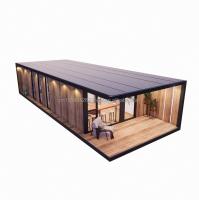 China Galvanized Steel Bending Portable Modular 2-3 Bedroom Prefab Flat Pack Mobile Garden Cabin Hotels Villas Ready-Made Homes for sale