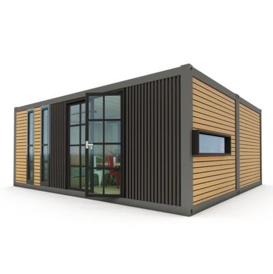 China Galvanized Steel Bending 180g Modern Design 2 Bedroom Prefab Expandable Container House for Commercial Mall Application for sale