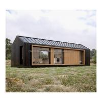 China Aluminum Alloy Windows Modern Triangle Roof Prefab House Flat Roof Residential Container Wooden Prefabricated Homes Outdoor Made Steel Sandwich Panel for sale